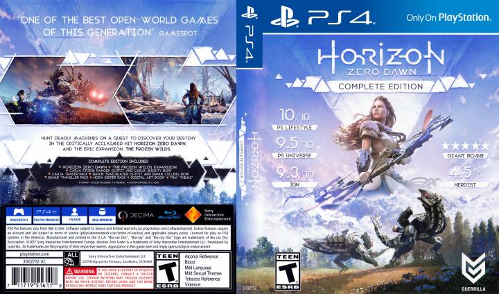 horizon zero dawn complete edition game Ps4 Dvd/used | Daraz.pk