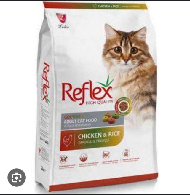 Reflex Adult Cat Food with Chicken Multi Colour 2KG | Daraz.pk