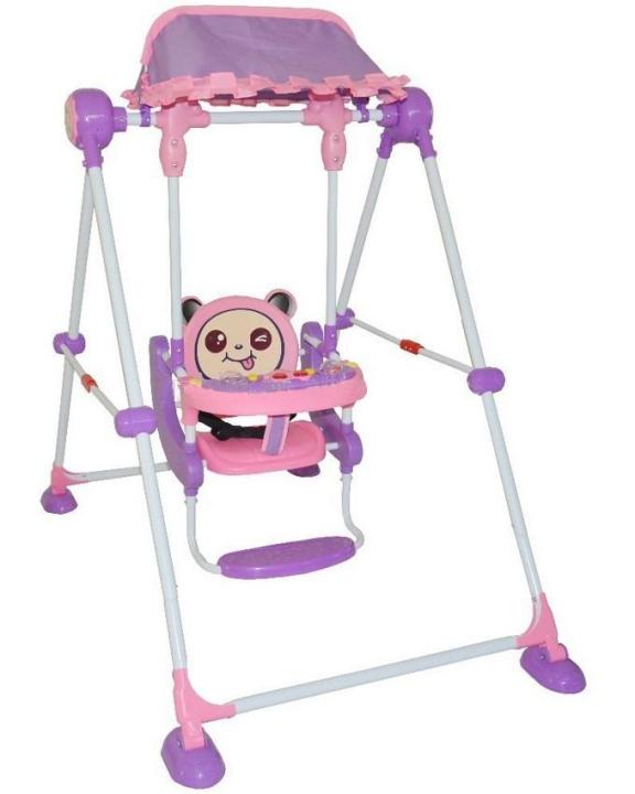 108 - Swing Set For Kids - Purple | Daraz.pk