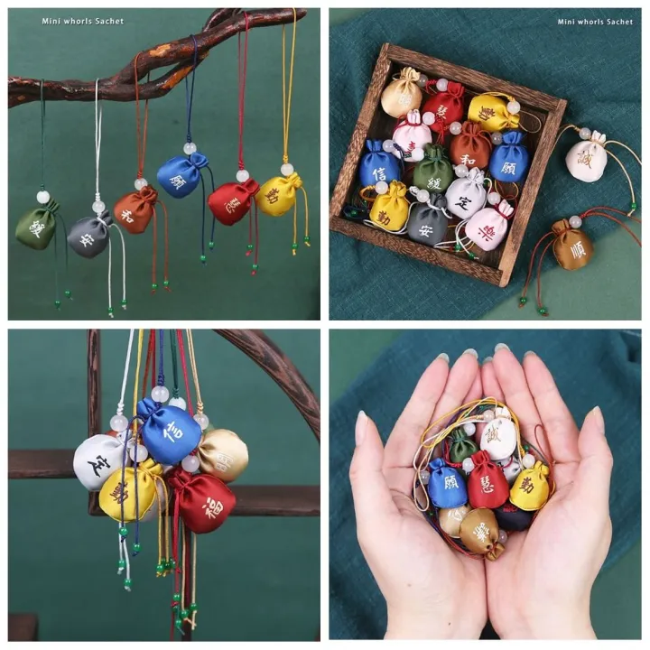Fashion Printing Mini Cloth Sachet Hanging for Filled Fragrant Herbs ...