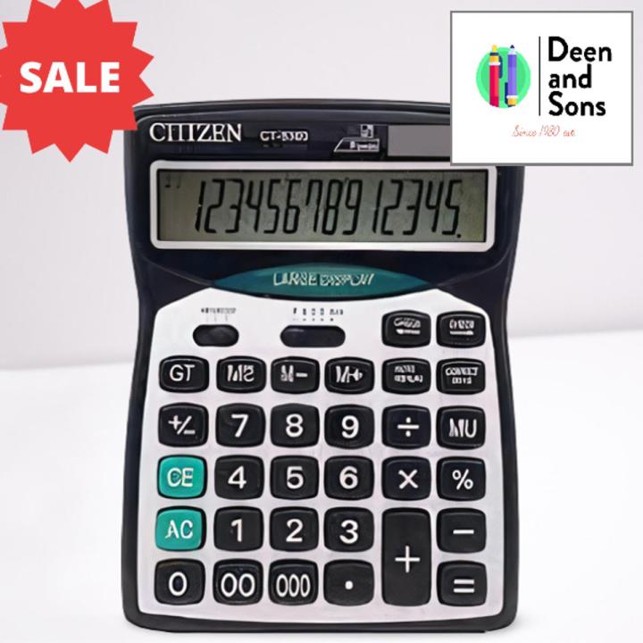 Desktop Calculator Large - CT-9300 14 Digit Display with Solar Dual ...