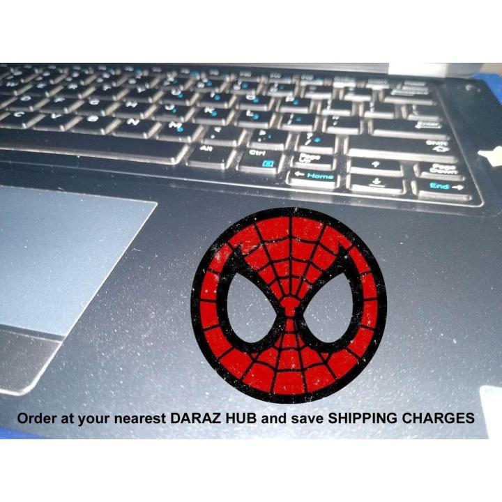 Spiderman Sticker Logo - Aesthetic Art Stickers -for mobile back ...