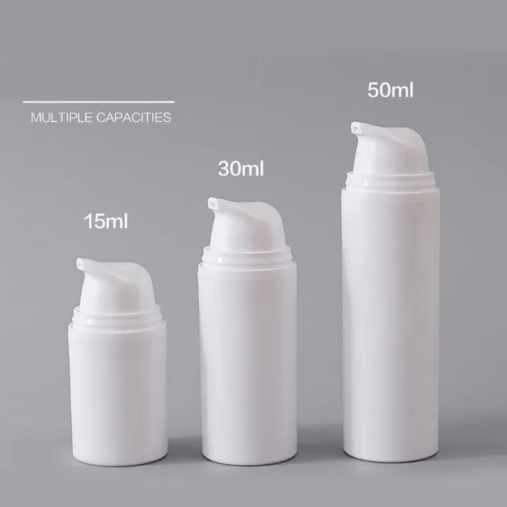 Hot Airless Pump Airless Pump Bottle White Lotion Cream Liquid Bottle ...