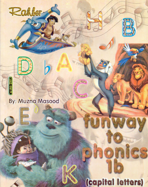 rahber fun way to phonics capital letters 1b | Daraz.pk