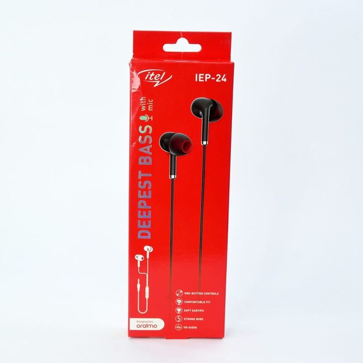 itel Headphone IEP 24 White Color Earphone | Daraz.pk
