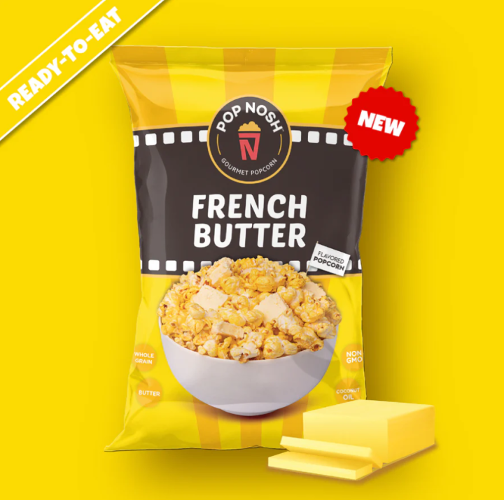 Pop Nosh Premium Popcorn – Screamin' Hot, French Butter, Choco Loco ...