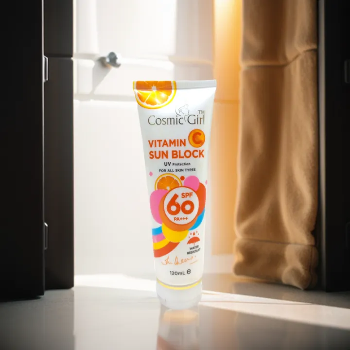 Cosmic Girl Vitamin C UV Protection Sun Block (SH Cosmetic) | Daraz.pk