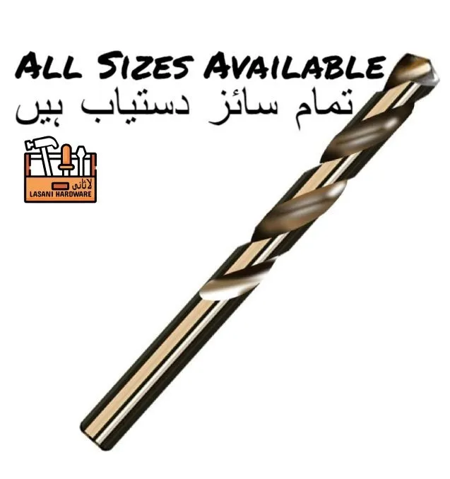 High Speed Steel HSS Drill Bit (ALL SIZES AVAILABLE) Metal bit Warma ...