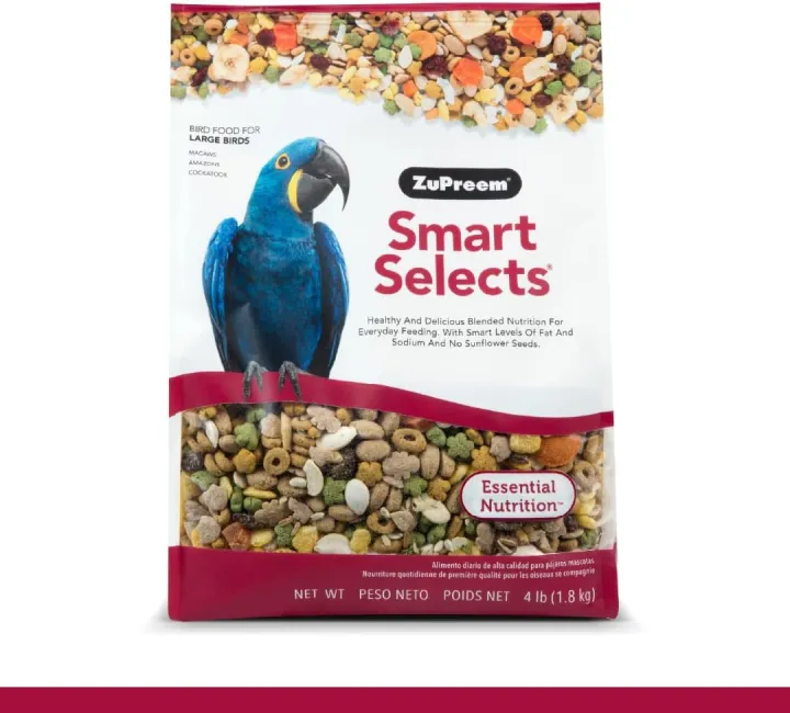 Smart Selects Bird Food, Daily Nutrition for Amazons, Cockatoos, and ...