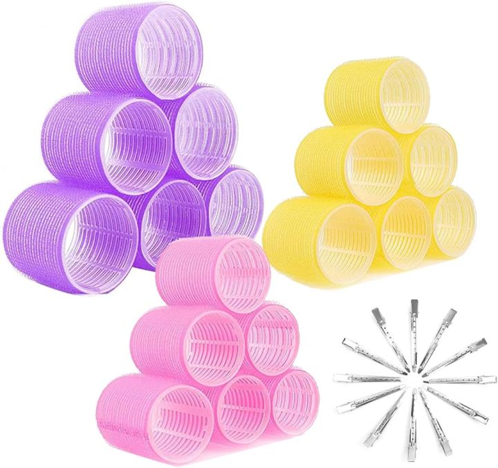 VELCRO HAIR ROLLERS AND CURLERS + CLIPS | Daraz.pk