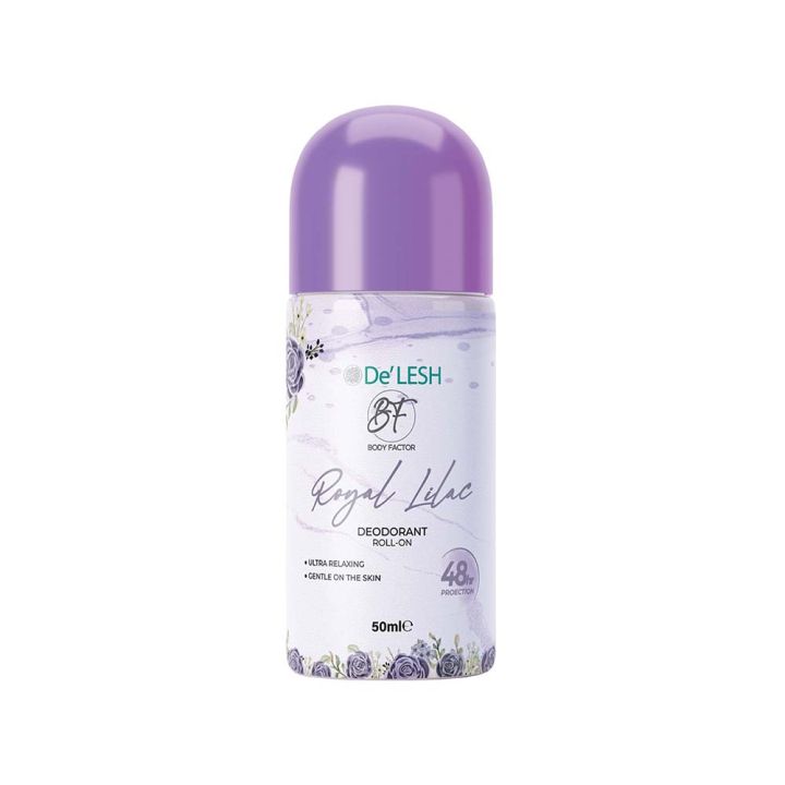 Delesh Body Factor Roll On Royal Lilac 50ml | Daraz.pk
