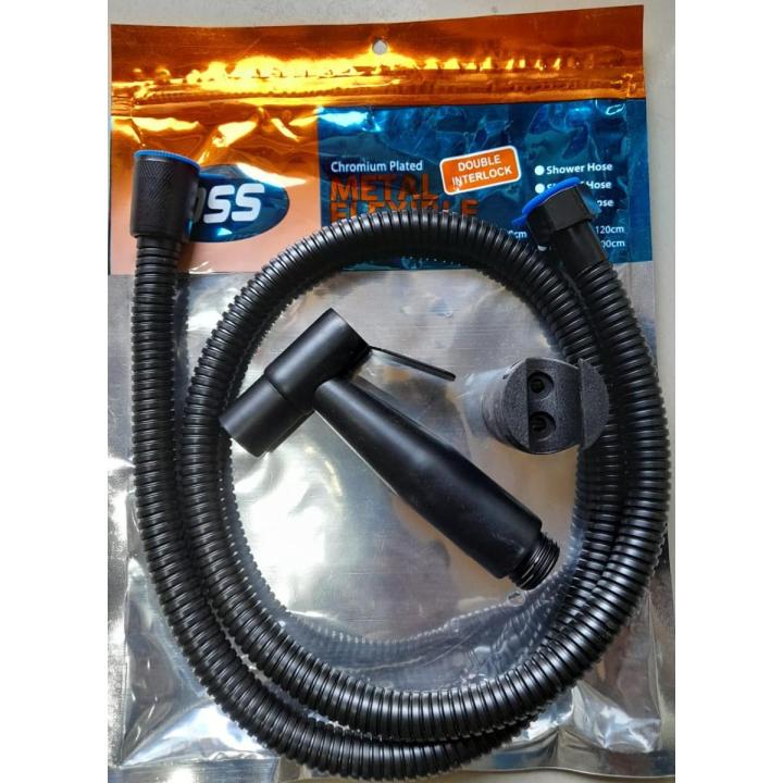 Muslim Shower with wall bracket and chain (Black ) | Daraz.pk