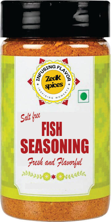 Zedk Fish Seasoning 80grams bottled | fish masala mix | Daraz.pk