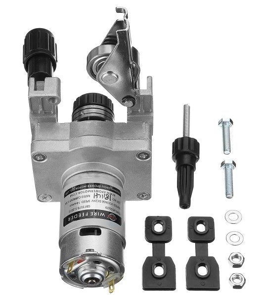 MIG-160 DC24V 0.8-1.0mm Welding Wire Feed Motor Assembly Feeder Set No ...