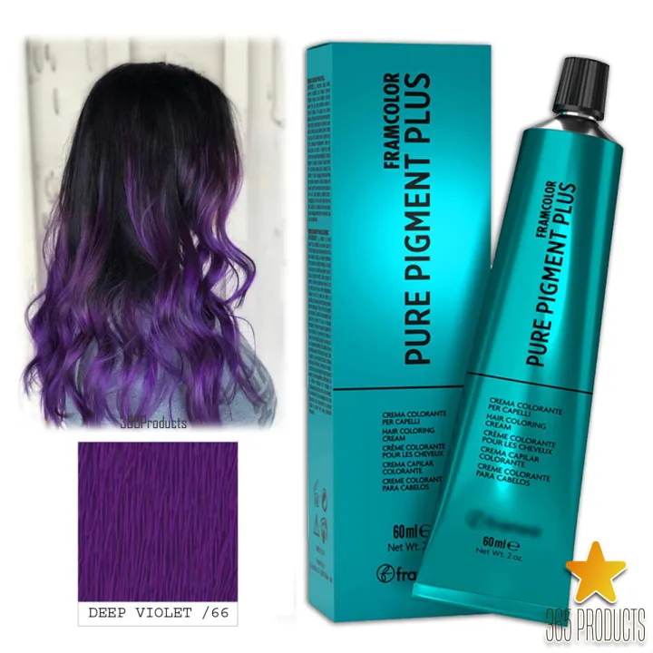 FRAMCOLOR PURE PIGMENT PLUS HAIR COLOR - DEEP VIOLET | Daraz.pk