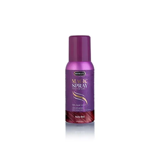 Hemani - Magic Hair Spray - Instant Color - Ruby Red 75ml | Daraz.pk