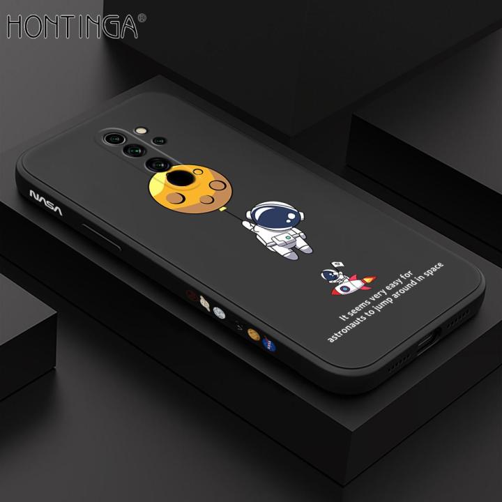 Hontinga for Redmi Note 8 Pro Case Side Design Phone Cover Cartoon Moon ...