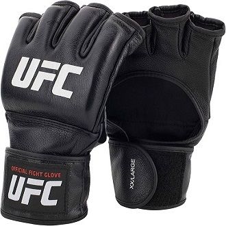 Professional UFC Fight Gloves half Finger Leather Cushion for Adult ...