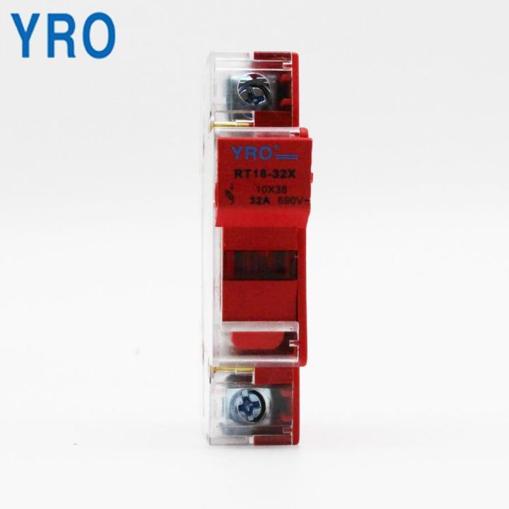 Customized 1PC RT18-32 Colorful Transparent 1P 10x38mm Fuse Holder 500V ...