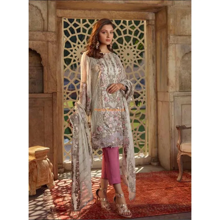 Akbar Aslam chiffon Collection full suit on chiffon fabric 👇 Front ...