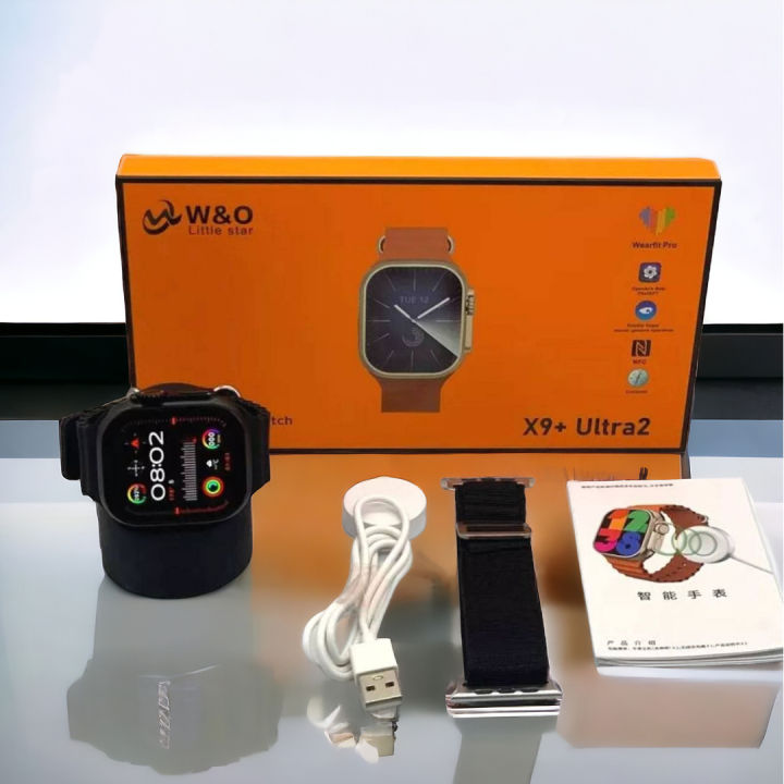 X9+ Ultra 2 Smart Watch With Super AMOLED Display, Calling Gesture, Chat GPT, AI Watch Face ...