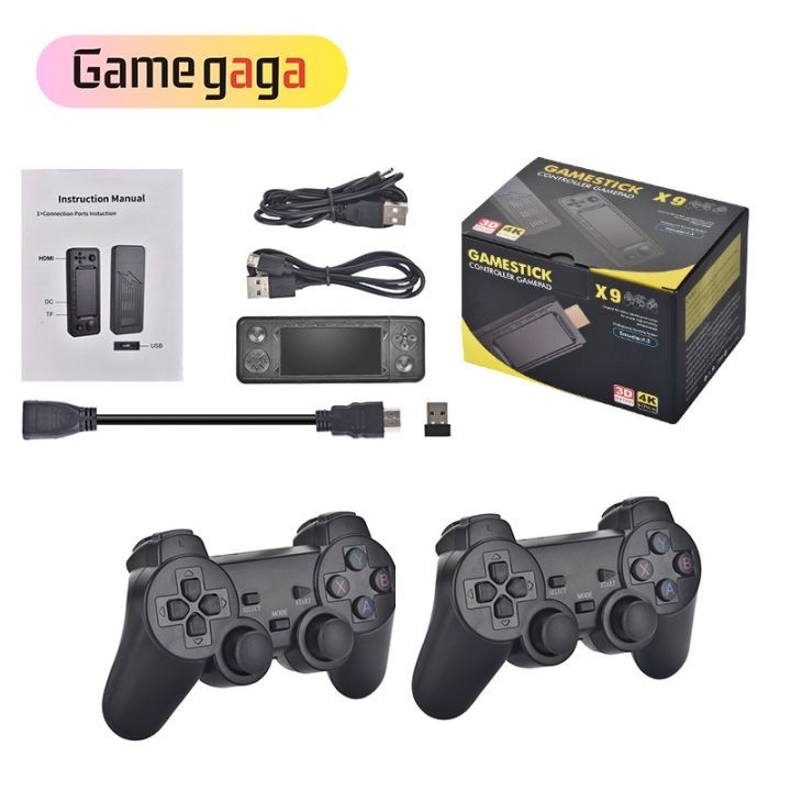 X9 Game Stick 4K Retro Video Game Console Classic Gaming Console 64GB 30000 Games | Daraz.pk