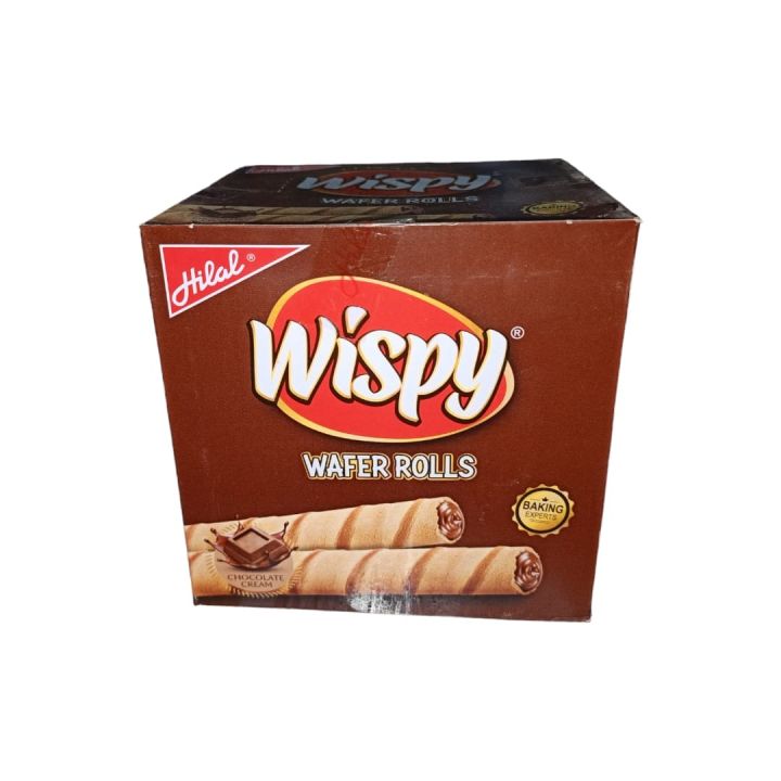Wispy Wafer Rolls ( Chocolate ) 24Pec/Box | Daraz.pk