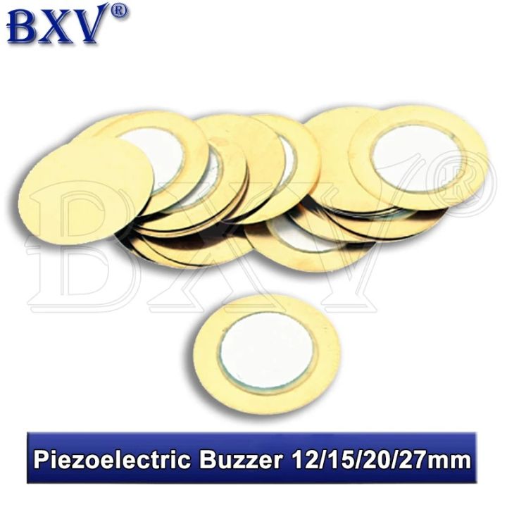 10PCS Piezo Elements Buzzer Sounder Sensor Trigger Drum Disc Copper ...