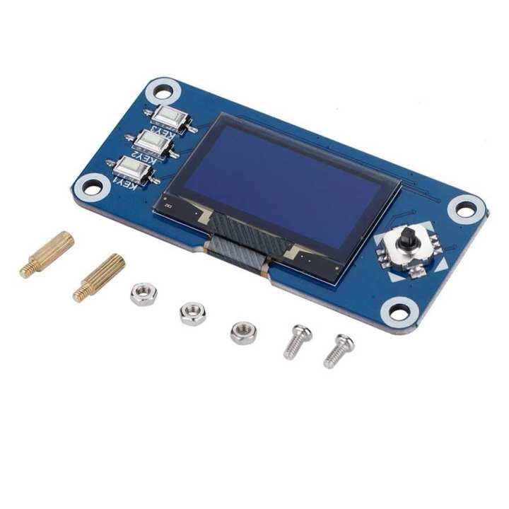 1.3 inch OLED Display Hat 128x64 Board SPI E-paper For Raspberry Pi 2B 3B Zero | Daraz.pk