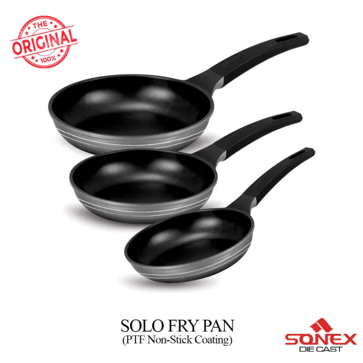 Solo Frying Pan, Sonex Non-Stick Solo Frying Pan - Die-Cast Fry Pan, Available in 20cm, 24cm ...