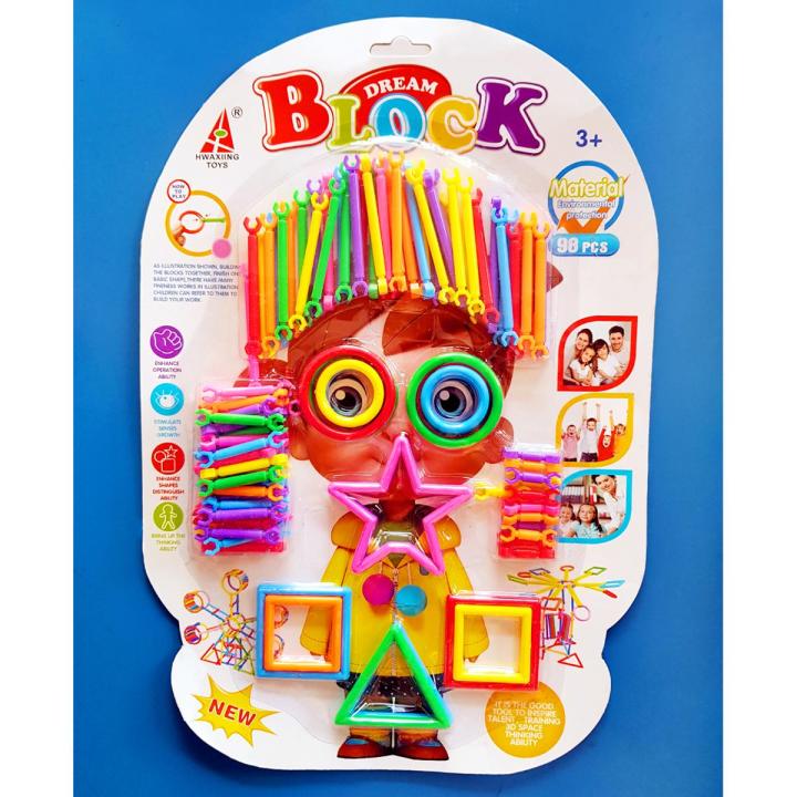 Intelligence Sticks Building Blocks DIY Assembly Toy For Toddlers Kids ...