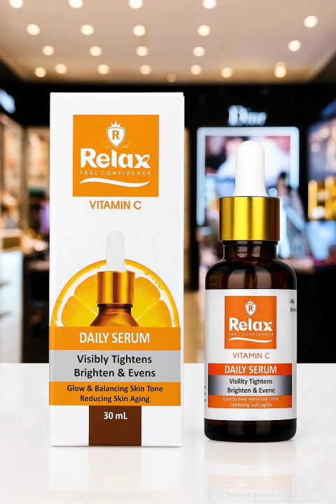 Relax UK Vitamin C Face Serum 30ml Glow&Balancing Skin Tone,Reducing ...