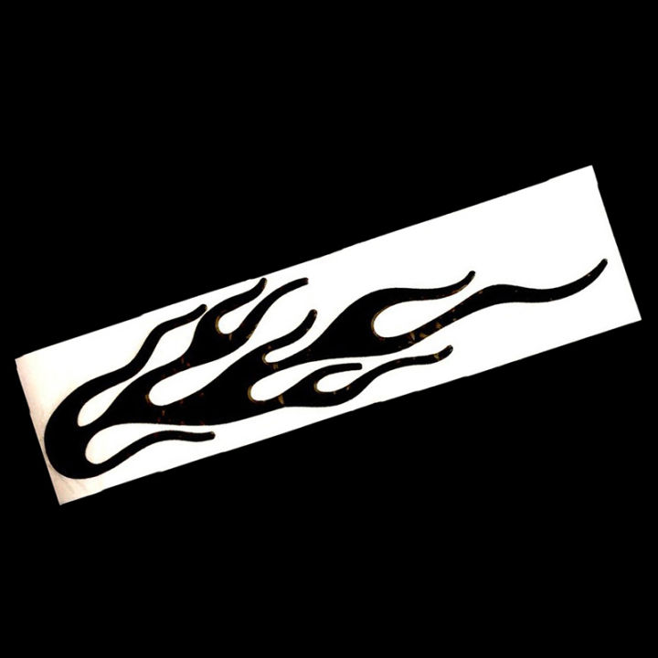 3D Flame Fire Reflective Sticker Motorcycle Vinyl Decal Stickers Car ...