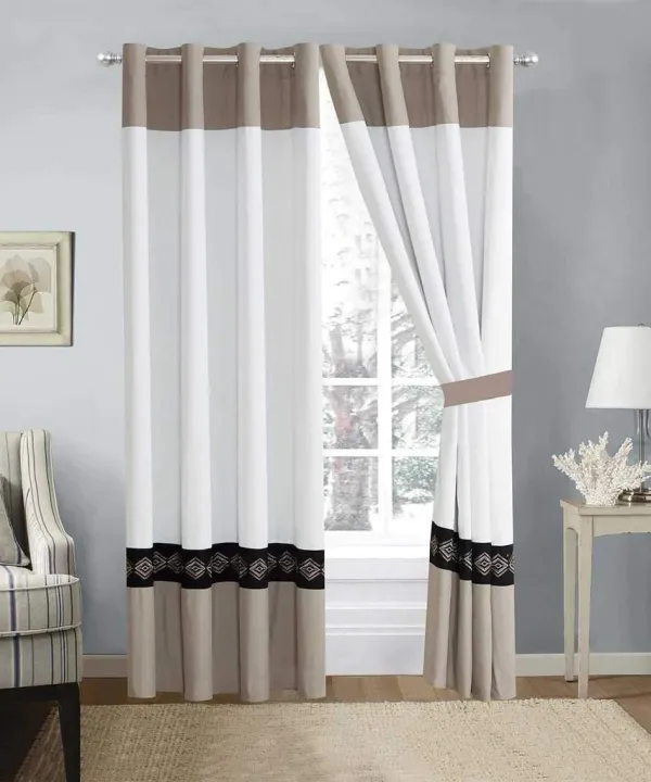 Elegant Embroidered Curtain 08 USMAN PAKISTAN | Daraz.pk
