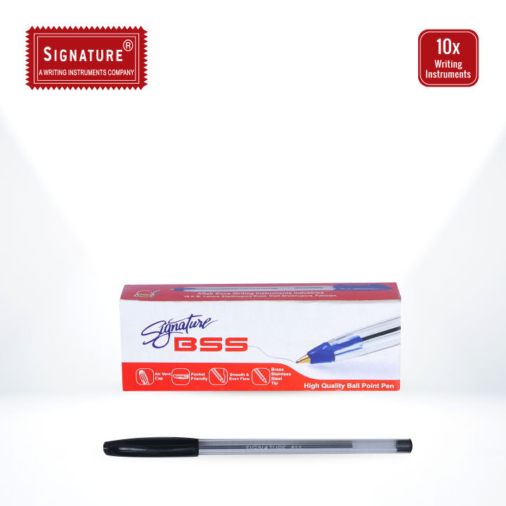 Pack of 10 - Signature BSS Ball Pen | Daraz.pk