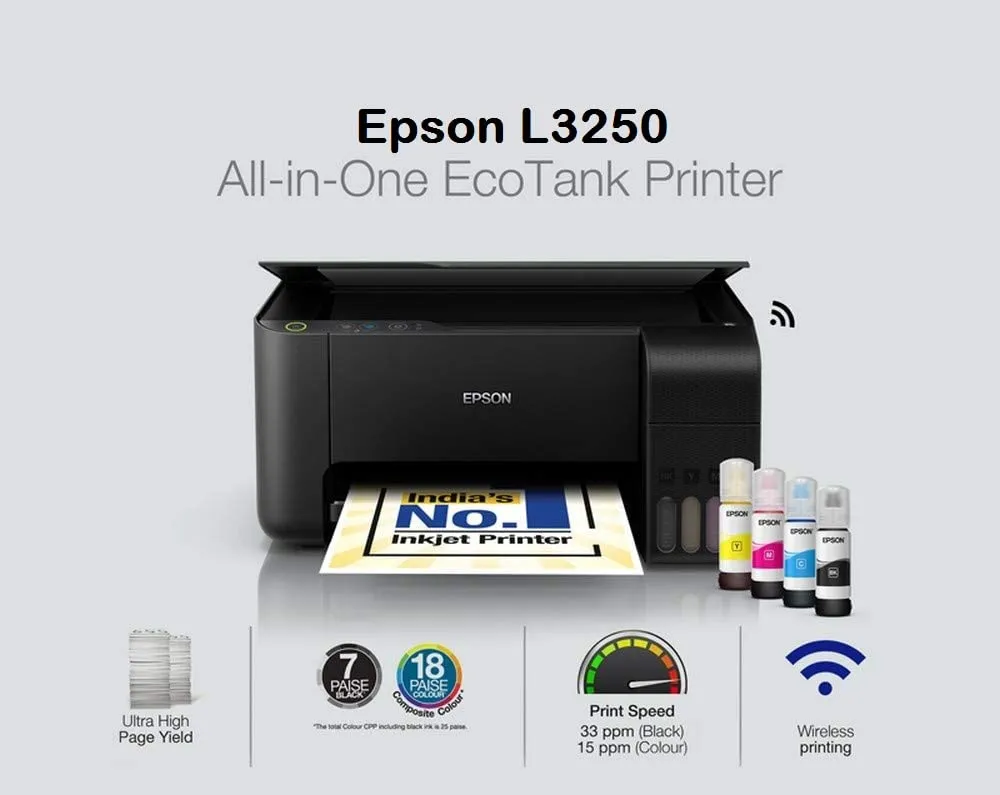 Epson EcoTank L3250 All-in-One Ink Tank Printer | Daraz.pk