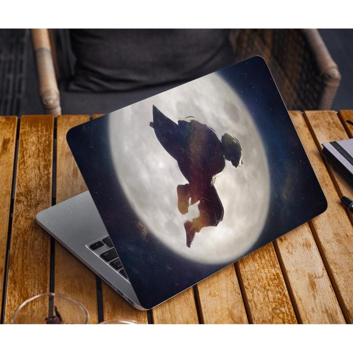 Kimetsu no Yaiba, Zenitsu Agatsuma, moonlight laptop skin vinyl sticker ...