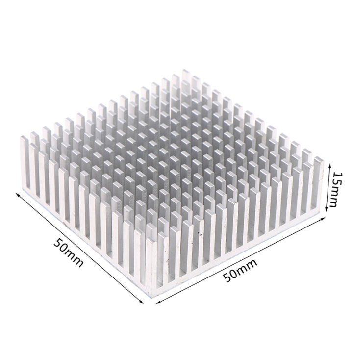 50*50*15MM Aluminum Heatsink Panel Heat Sink CPU Power IC Chip Cooler ...