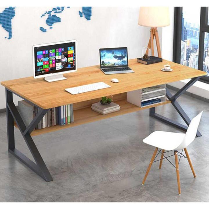 Office Table Desktop Table With Book Shelf Office Desk Book Shelf ...