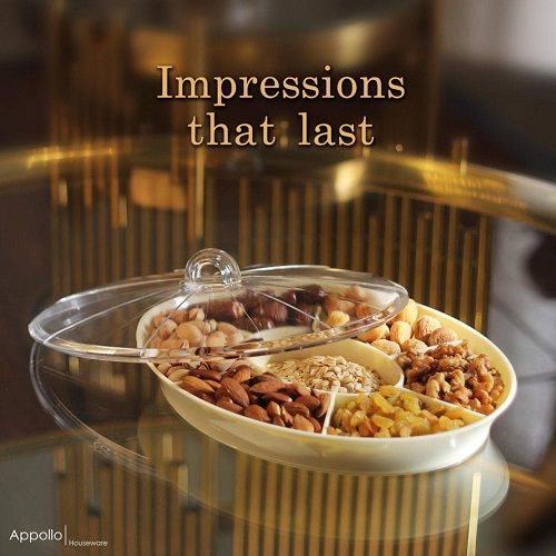 Deluxe Compartment Tray – Model 2 | Multi-Section Plastic Serving Tray ...