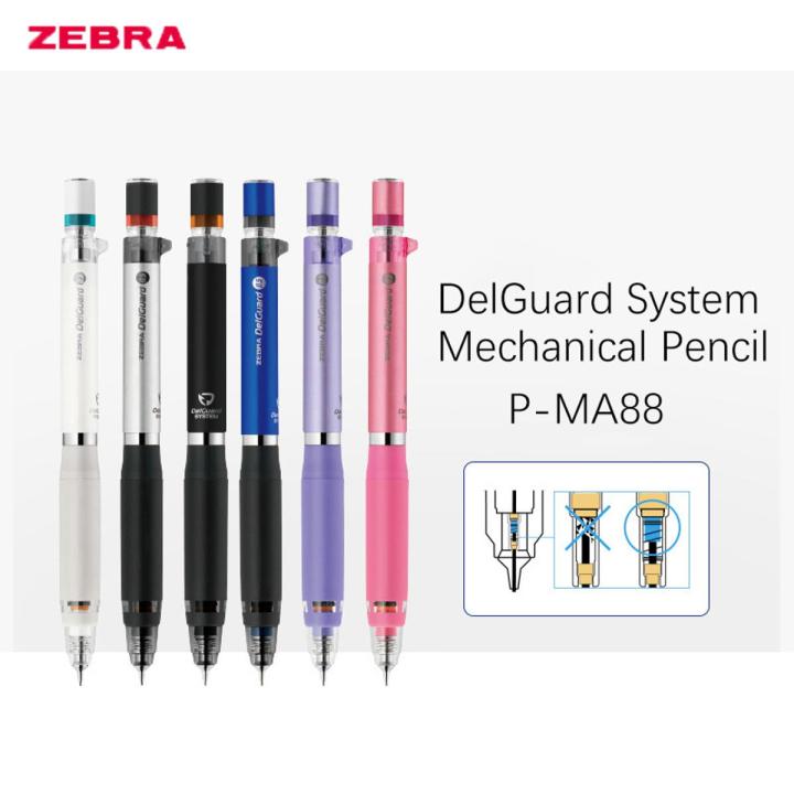 1pc ZEBRA DelGuard System Mechanical Pencil P-MA88 with Eraser Pencil ...