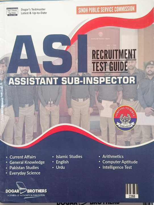 Sindh Police ASI Guide | Daraz.pk