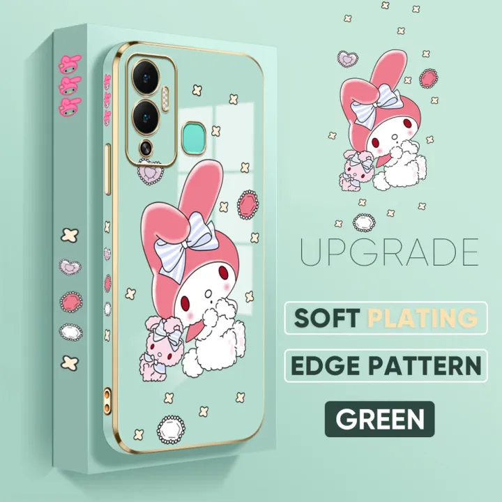 TA for Infinix Hot 12 Play Back Cover + Free Lanyard Cute Melody Luxury ...