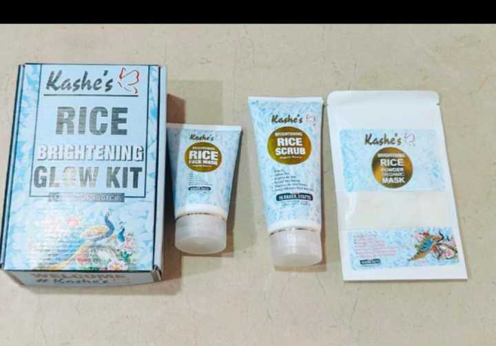 Kashes Brightening Glow kit Set Of Three | Daraz.pk