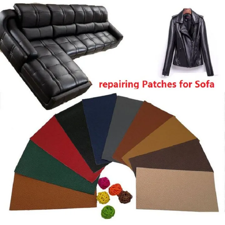 Home Craft Repairing Self Adhesive PU Leather Fabric Sticker Sofa Patch ...