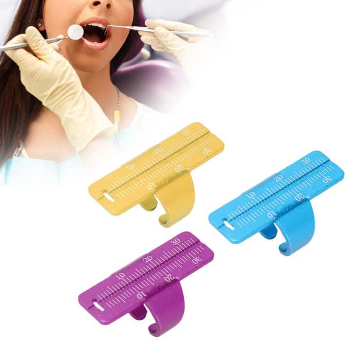 (1 Pc) Dental Endo Finger Ruler – Endodontic Measuring Ring Scale for ...