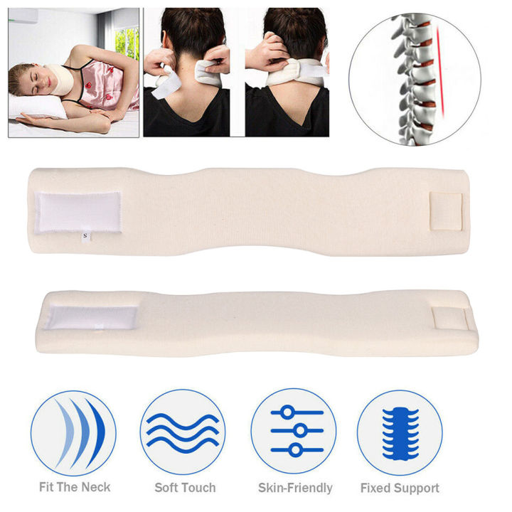 JM Neck Support Adjustable Foam Braces Collar Dislocation Fix Cervical ...