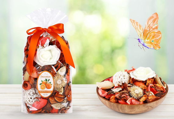 NS Orange Potpourri Collection-Home Decor Multi Color Potpourri for ...