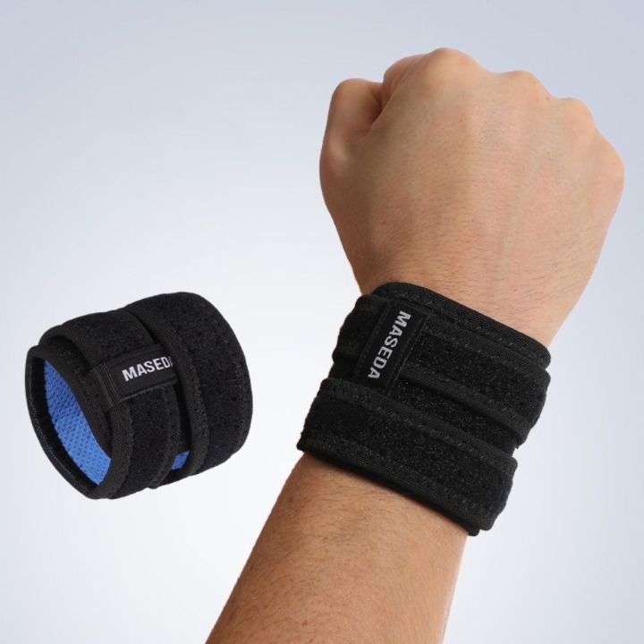 Sports Safety Nylon Wrist Band Black Pink Sportswear Wrist Guard Wrist ...