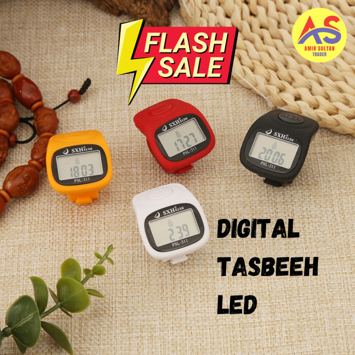Digital Tasbih Counter Muslim Tally Counter Prayer Islamic LED Digital ...